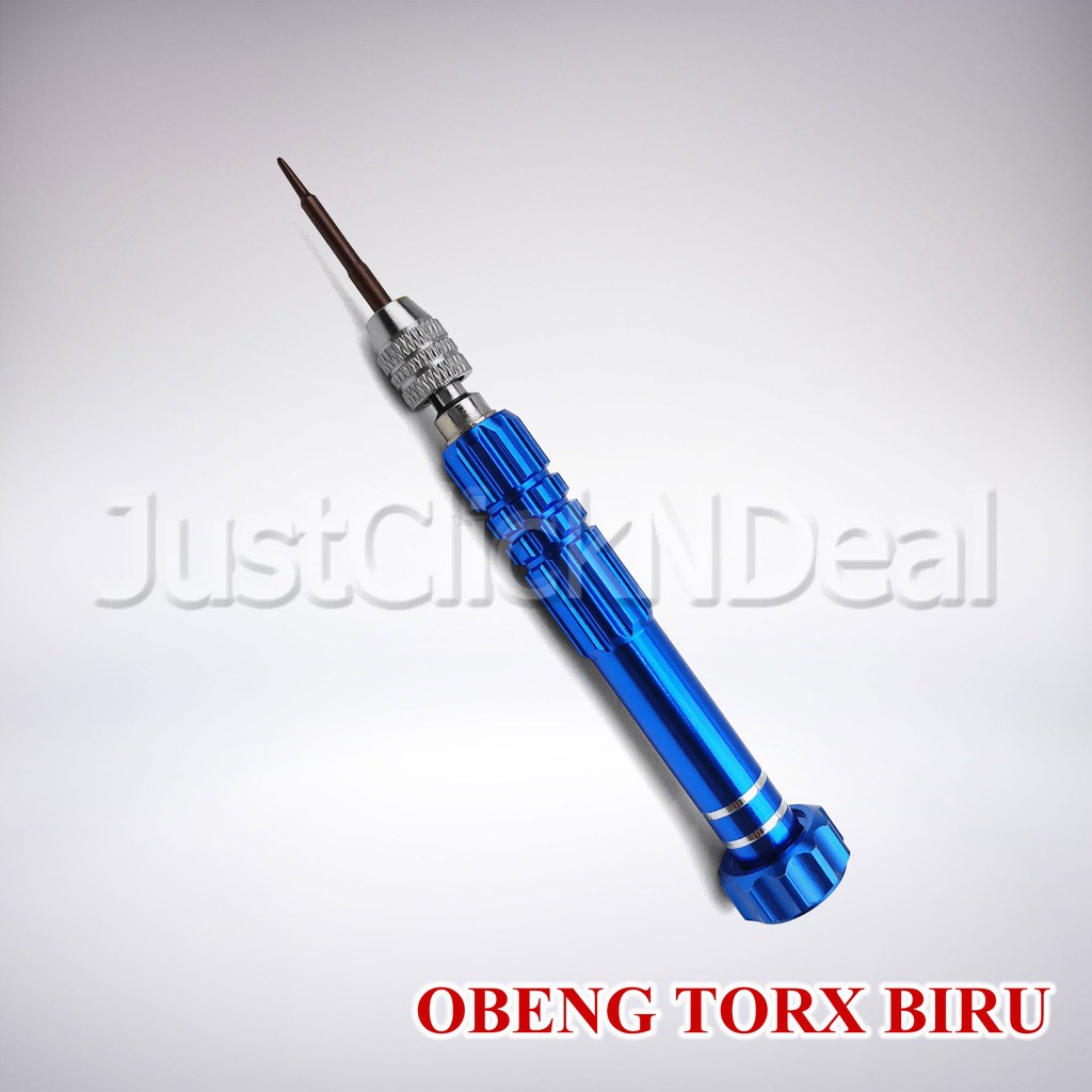 Jual Obeng Torx T4 T5 T6 Plus Minus 5 IN 1 Biru | Shopee Indonesia