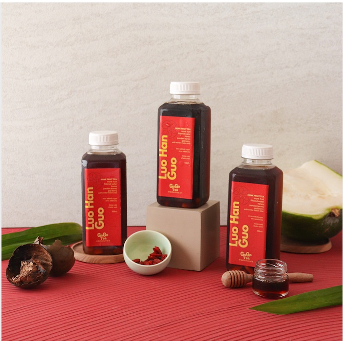 Jual Luo Han Guo 500ml | GoGo Juice Monk Fruit Tea Chinese Herbal Teh ...