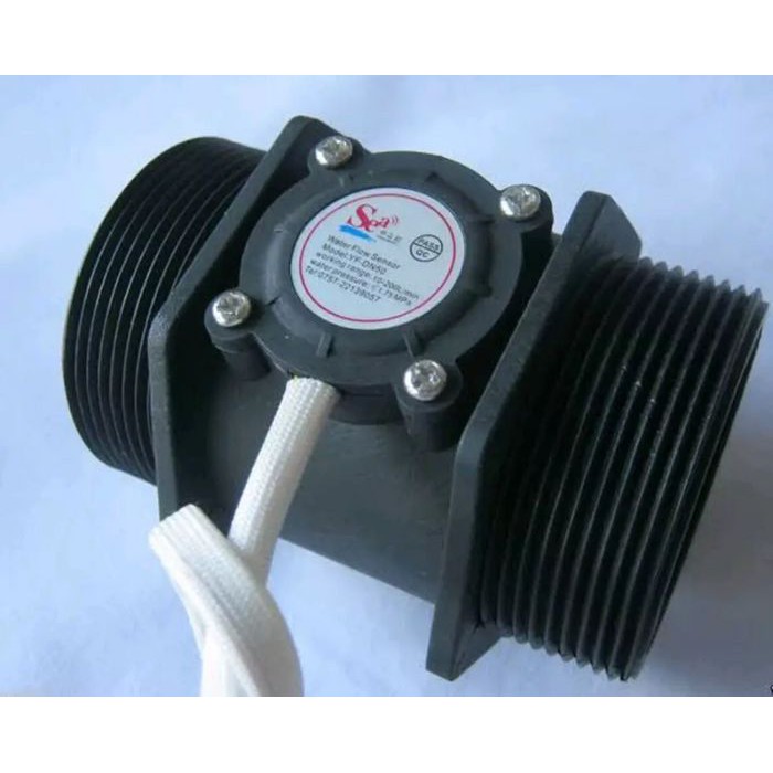 Jual water flow sensor meter 2 inchi inch 2" sensor aliran air | Shopee ...
