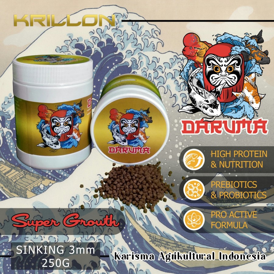 Jual Daruma Super Growth Sinking - Pakan / Pelet Ikan Hias Air Tawar ...