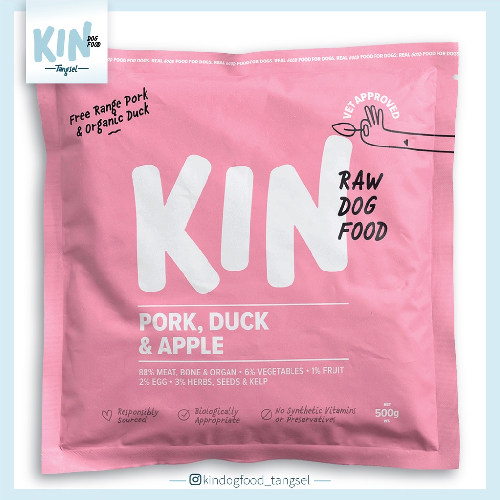 Jual PORK, DUCK & APPLE - KIN DOG FOOD | Shopee Indonesia