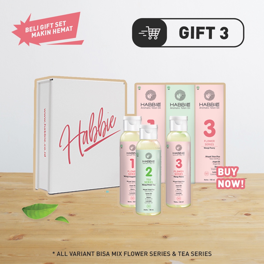 Jual Habbie Aromatic Telon Oil Plus - Paket Gift Box Isi 3 (Telon Only ...