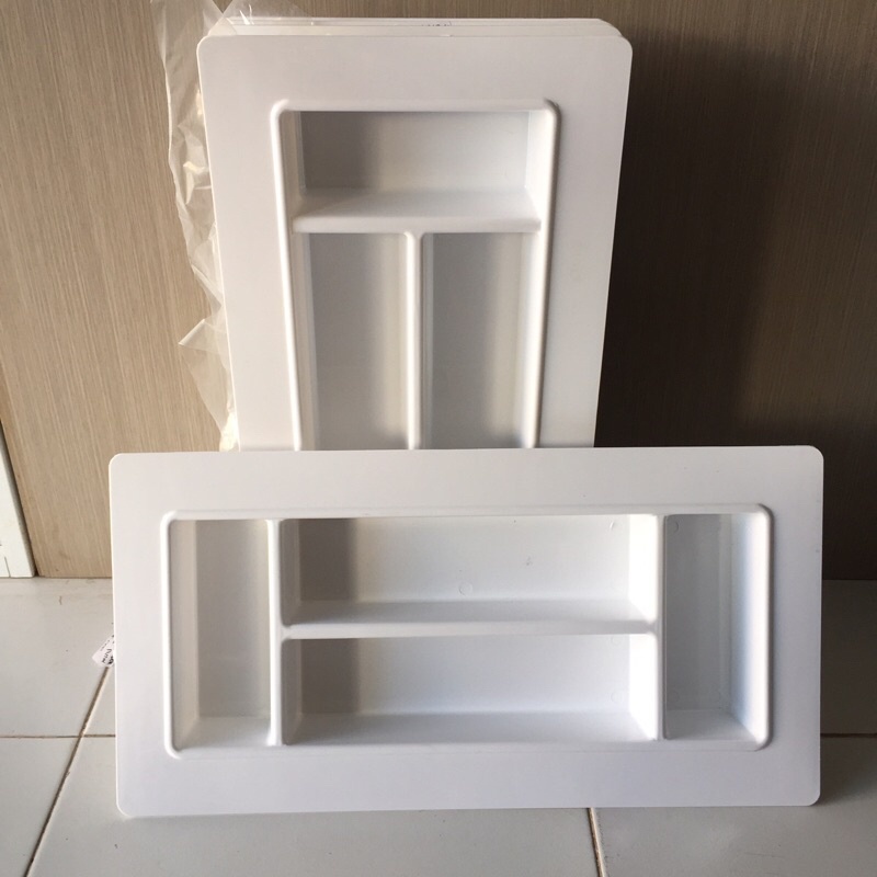 Jual RAK SENDOK KECIL PUTIH PVC / RAK SENDOK KECIL CIS PUTIH PLASTIK UK ...