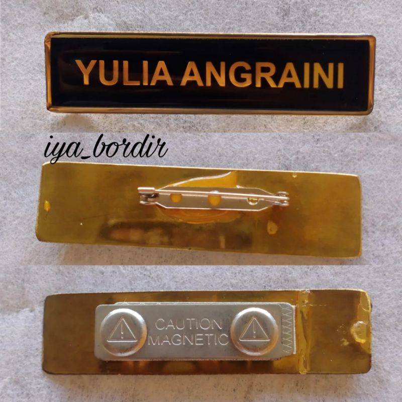 Jual Name tag kuningan | Shopee Indonesia