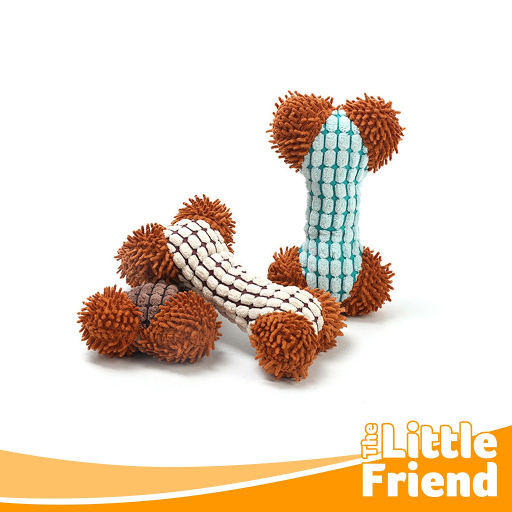 Jual Mainan Gigitan Anjing Puppy Boneka Squeaky Dog Toy Bentuk Bone ...