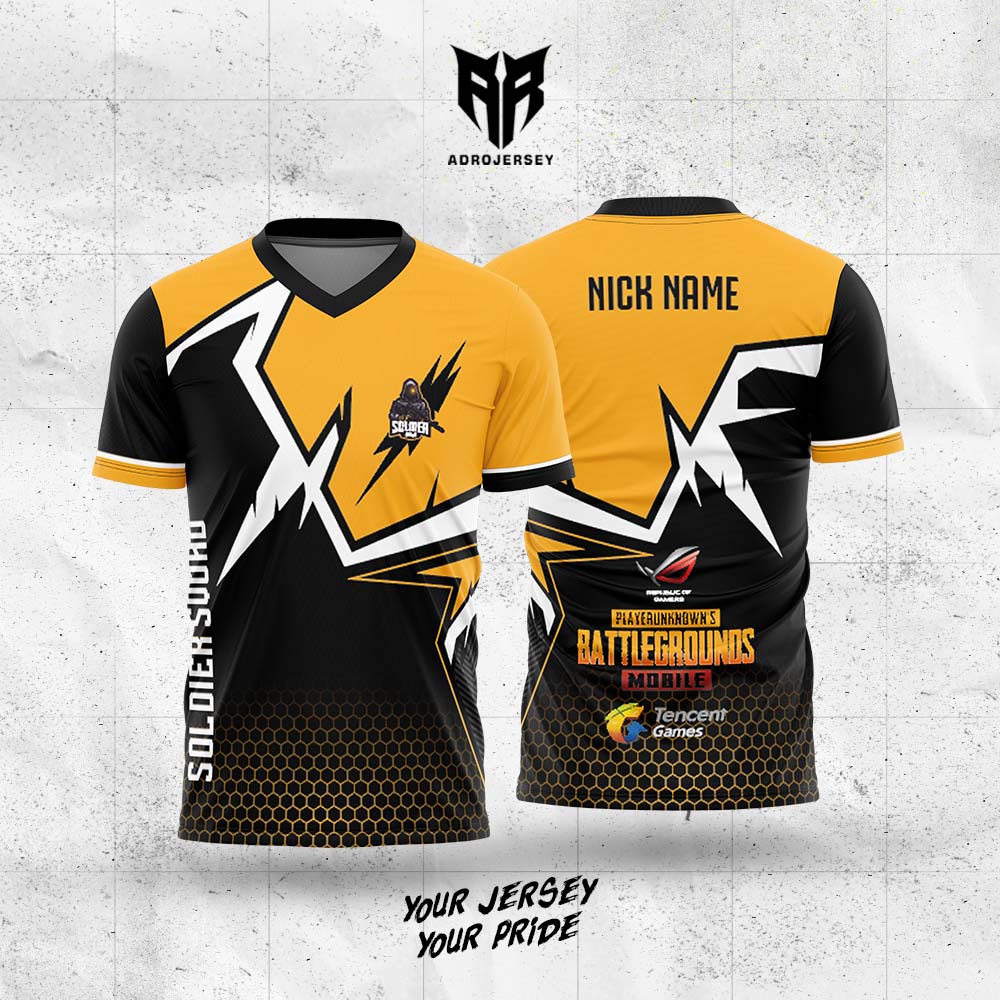 Jual Jersey Gaming Bisa Custom Design ( Game ML Mobile Legends , FF ...