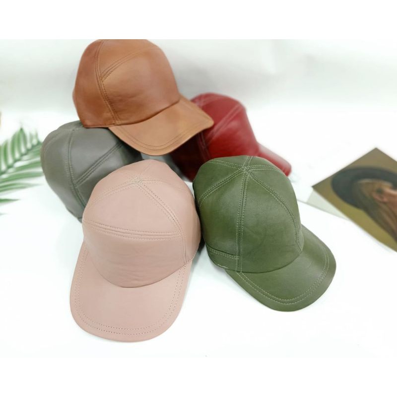 Jual TOPI KULIT ASLI UNISEX | Shopee Indonesia