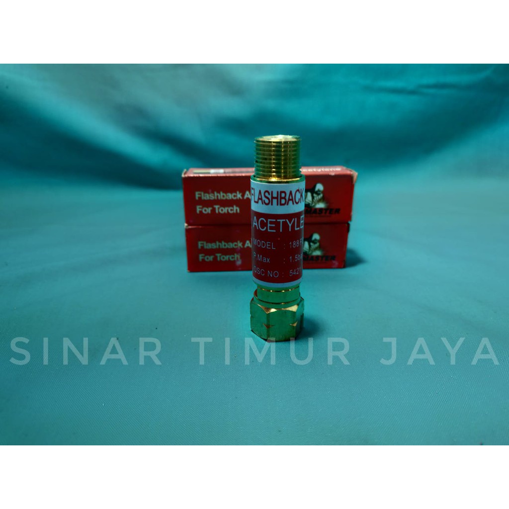 Jual FLASHBACK ARRESTOR UNTUK PENGAMAN REGULATOR ACETYLENE / LPG ...