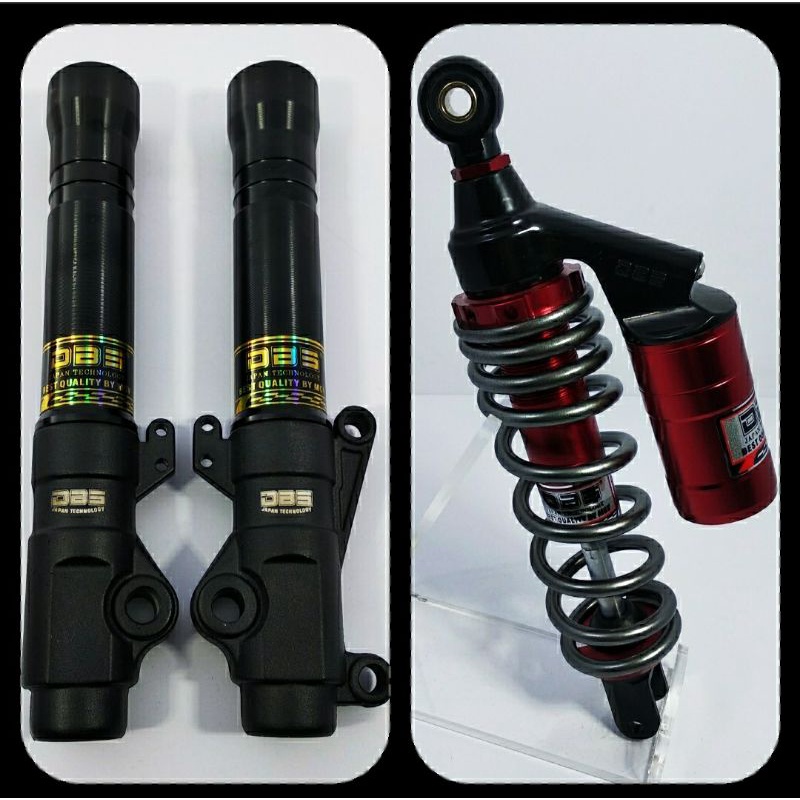 Jual PROMO paket shockbreaker set depan belakang motor matic Honda beat-scoopy-vario fi-genio ...