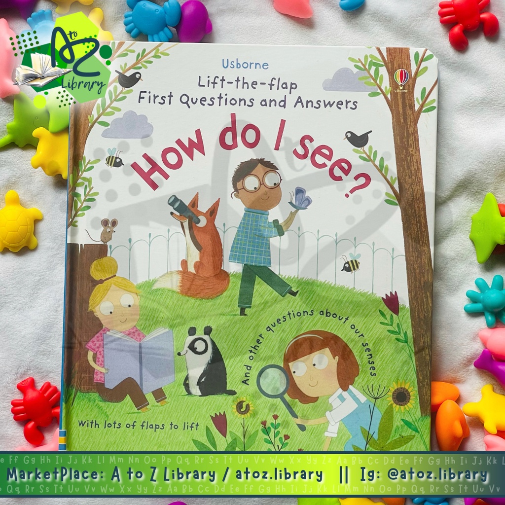 Jual Buku Anak Import Usborne LTF First Q&A How Do I See? (And other ...