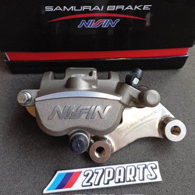 Jual KALIPER NISSIN 2P GREY ABU RX KING JUPITER F1ZR KALIPER REM NISSIN 2P | Shopee Indonesia