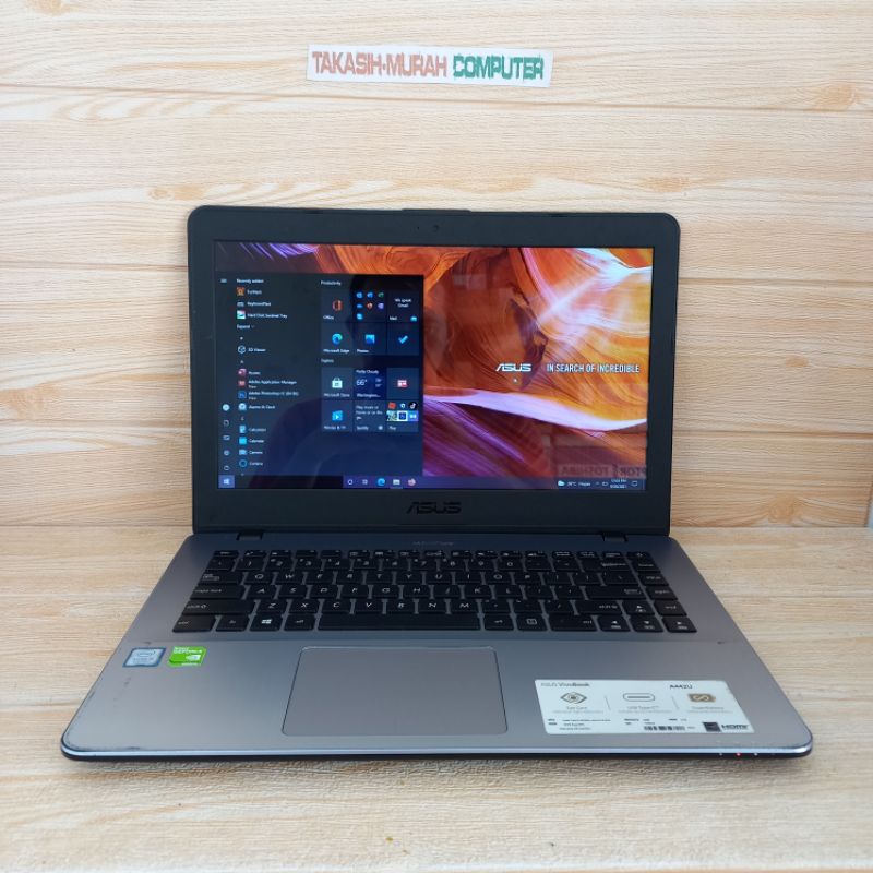 Jual Laptop Asus X442UR i5-8250U/4GB/1TB/Geforce 930MX Silver Second ...