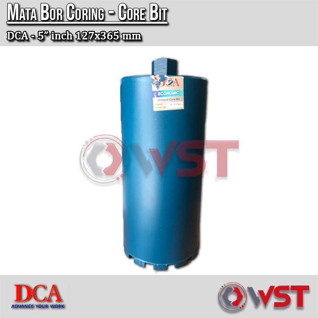 Jual Mata Bor Coring Core Bit DCA 5"inch 127X365 MM | Shopee Indonesia