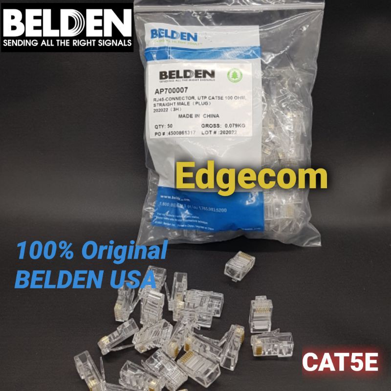 Jual Konektor RJ45 Cat5 BELDEN Original AP700007 | Shopee Indonesia