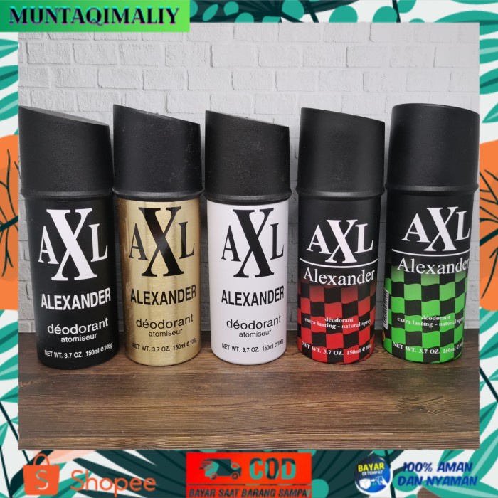 Jual [TERBARU] Parfum AXL Alexander toilette - Putih | Shopee Indonesia
