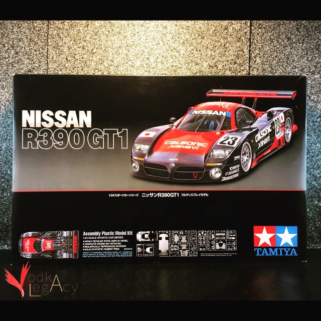 Jual Tamiya 1/24 Sports Car Nissan Calsonic Xanavi R390 GT1 Model Kit ...