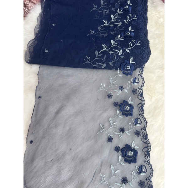 Jual renda tile premium/tile lembut harga per 50cm | Shopee Indonesia