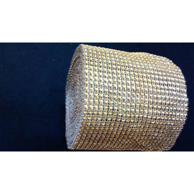 Jual Diamond ROLL Emas - 9 METER / 10 Yard (tanpa mata) 3958 | Shopee ...