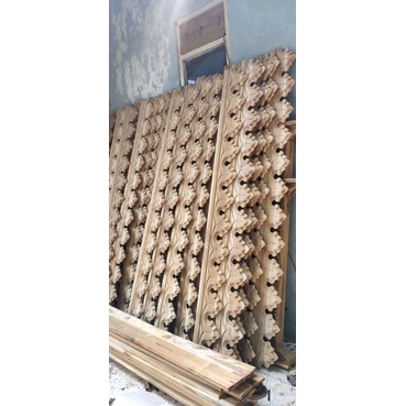 Jual listplang kayu jati solid rumah jawa ornamen kayu lesplang ...