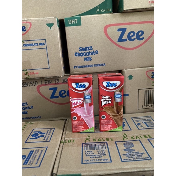 Jual susu zee uht isi 24 x 185 ml | Shopee Indonesia