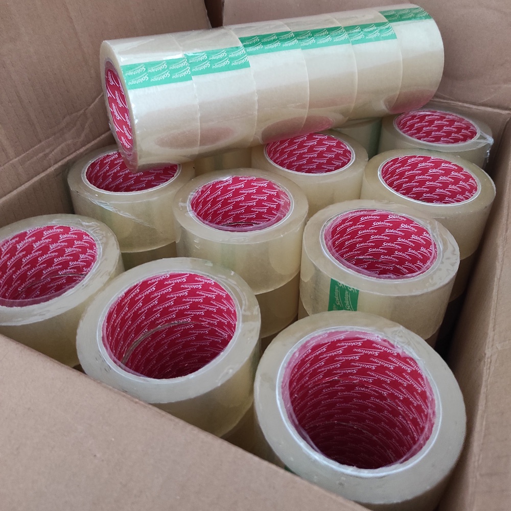 Jual Lakban Besar 100 Yard 1 Dus Solatape isi 72 Roll Murah Jogja ...