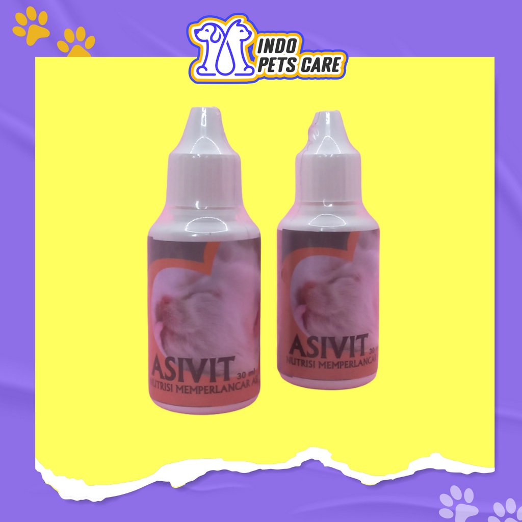 Jual OBAT LANCAR ASI KUCING - ASIVIT CAT 30ML ORIGINAL - NUTRISI ...