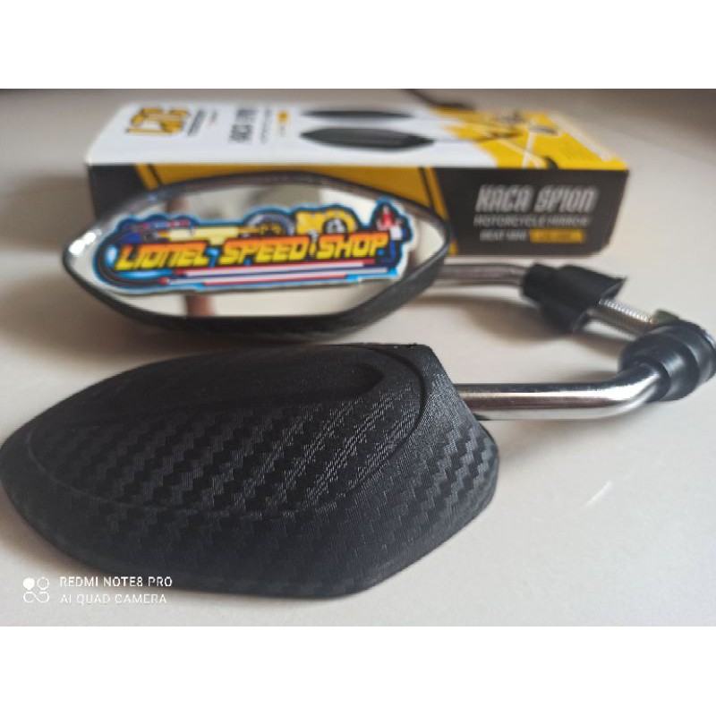 Jual Spion motor mini motif karbon ltc scarlet beat vario scoopy ...