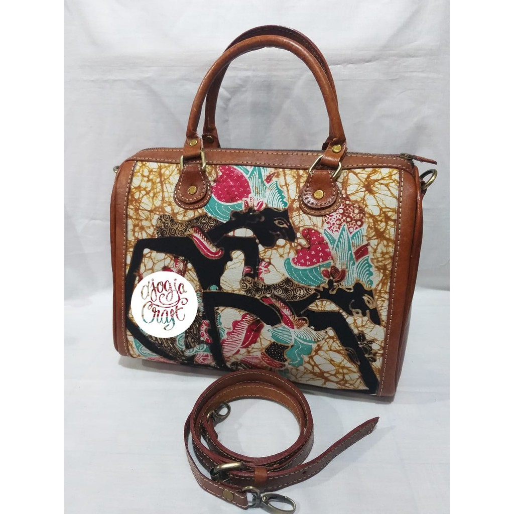 Jual Tas Kulit Batik Speedy Wayang | Shopee Indonesia