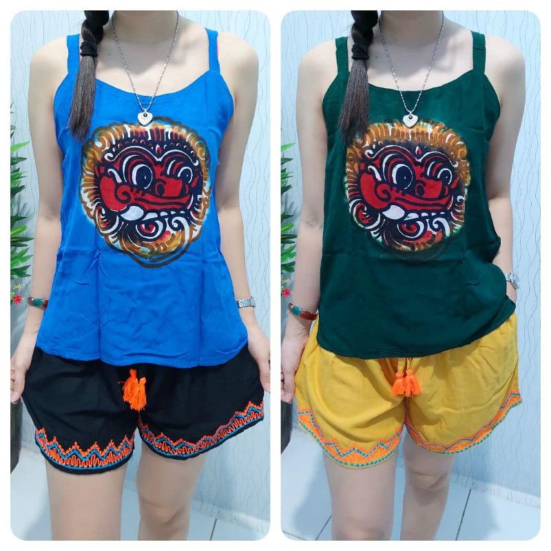 Jual Atasan tank top khas bali size M,L,XL bahan tebal dan adem ...
