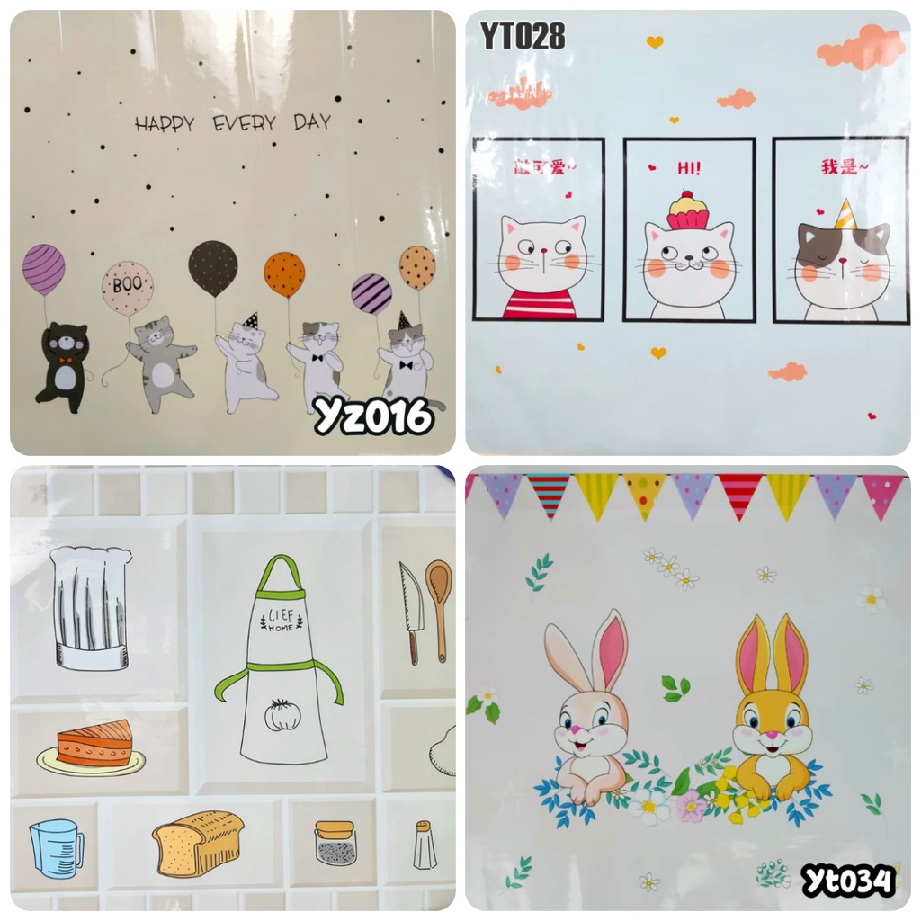 Jual Wallpaper Dinding Dapur Dan Kamar Mandi Stiker Dapur ukuran 60 cm ...