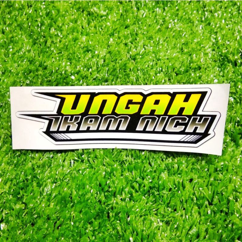 Jual stiker kata2 #sticker ungah ikam nih | Shopee Indonesia