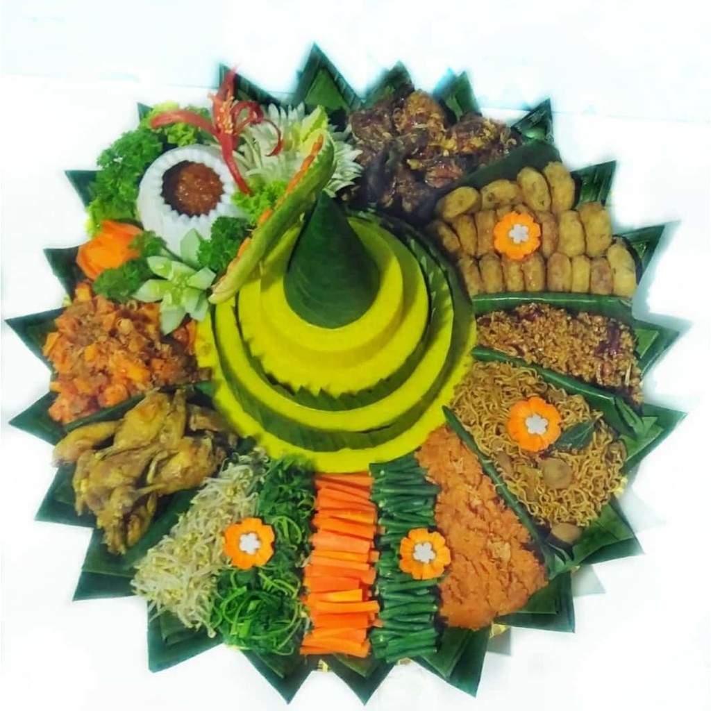 Jual Nasi Tumpeng Kuning Ukuran Besar Porsi Bervariasi | Shopee Indonesia