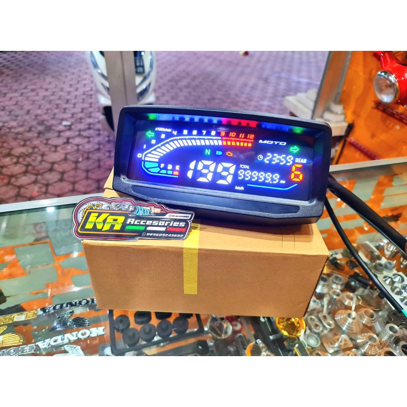 Jual spido spidometer speedometer odometer GL pro max digital | Shopee ...