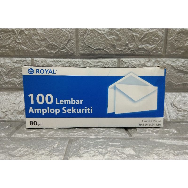 Jual Amplop Royal besar ukuran 10.5cmx24.1cm | Shopee Indonesia