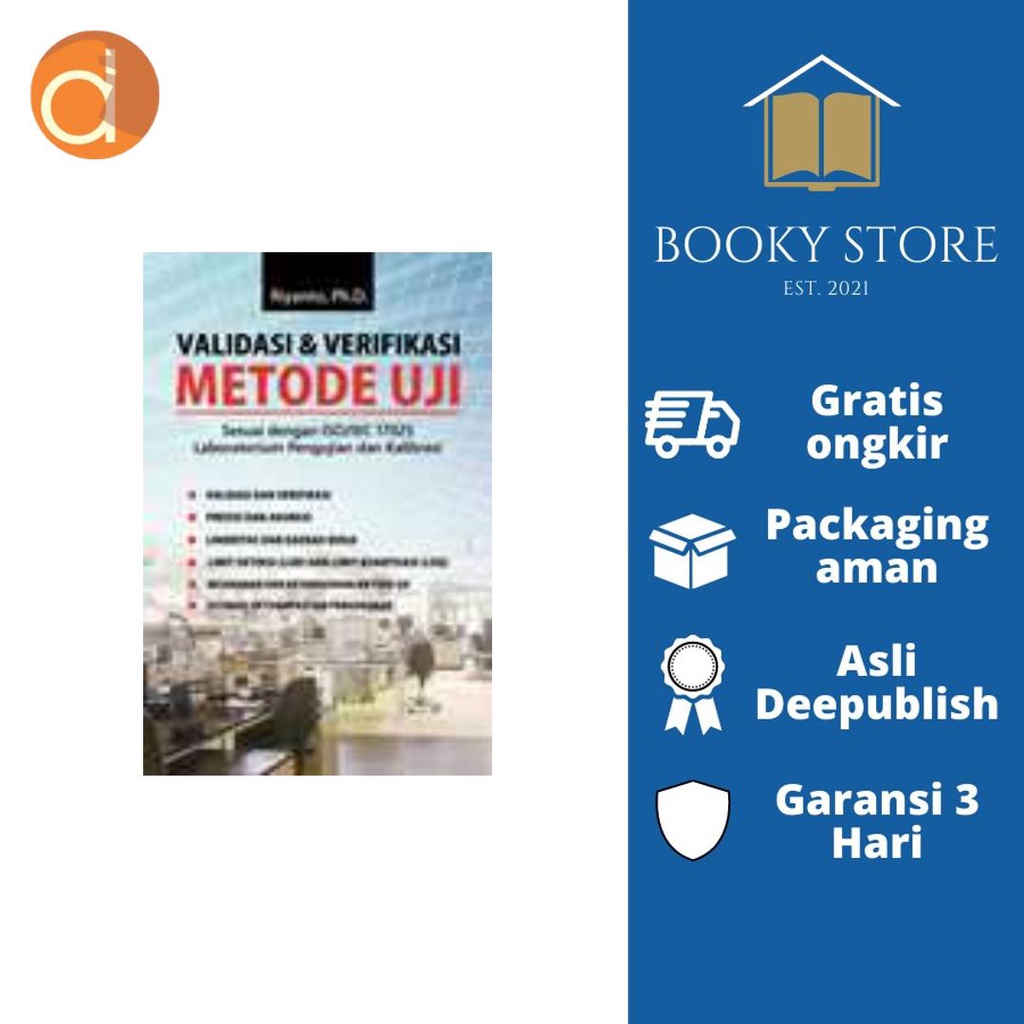Jual Validasi & Verifikasi Metode Uji: Sesuai dengan ISO/IEC 17025 Laboratorium Pengujian dan ...