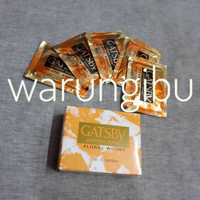 Jual Tisu Basah Gatsby Perfume Wet Tissue Floral Woody | Shopee Indonesia
