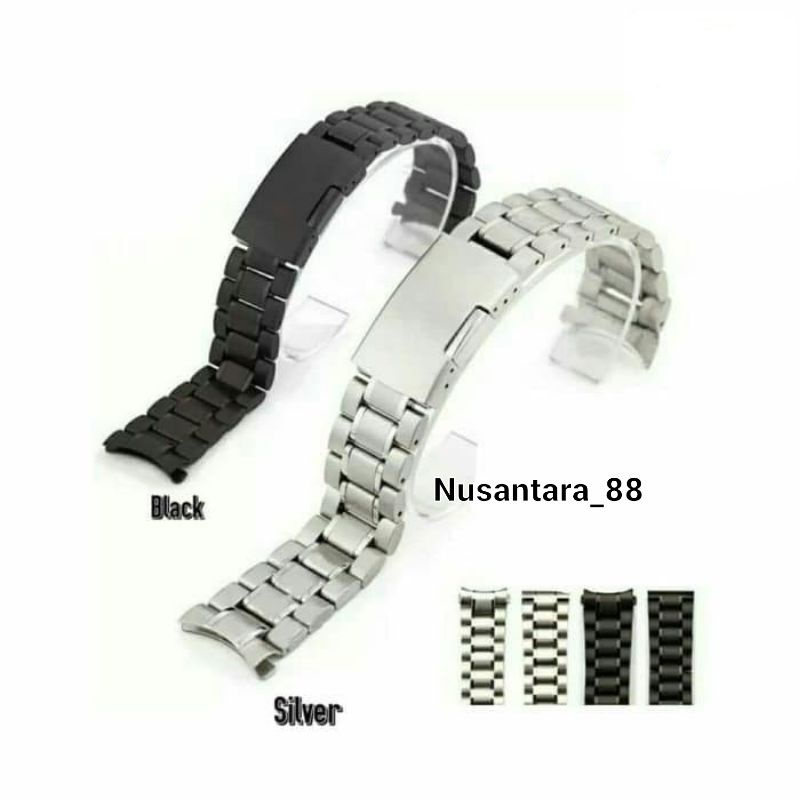Jual Rantai Jam tangan Steinless Tali Jam Tangan Rantai Metal 20mm-26mm ...