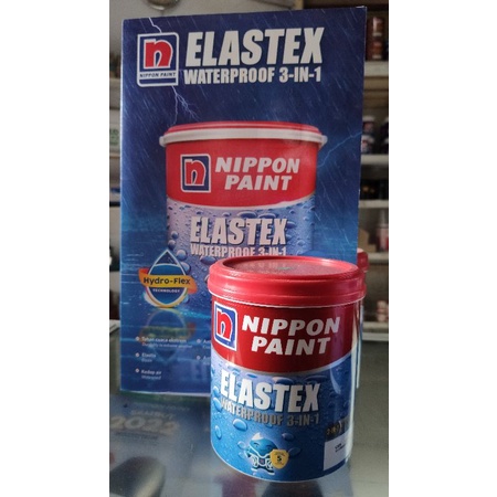 Jual ELASTEX 1 KG WATERPROOF 3 IN 1 NIPPON PAINT | ELASTEX 1KG CAT ANTI BOCOR | Shopee Indonesia