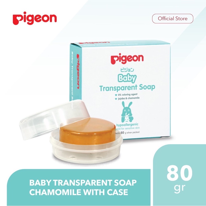 Jual PIGEON Baby Transparent Soap Chamomile 80Gr Case | Sabun Bayi ...