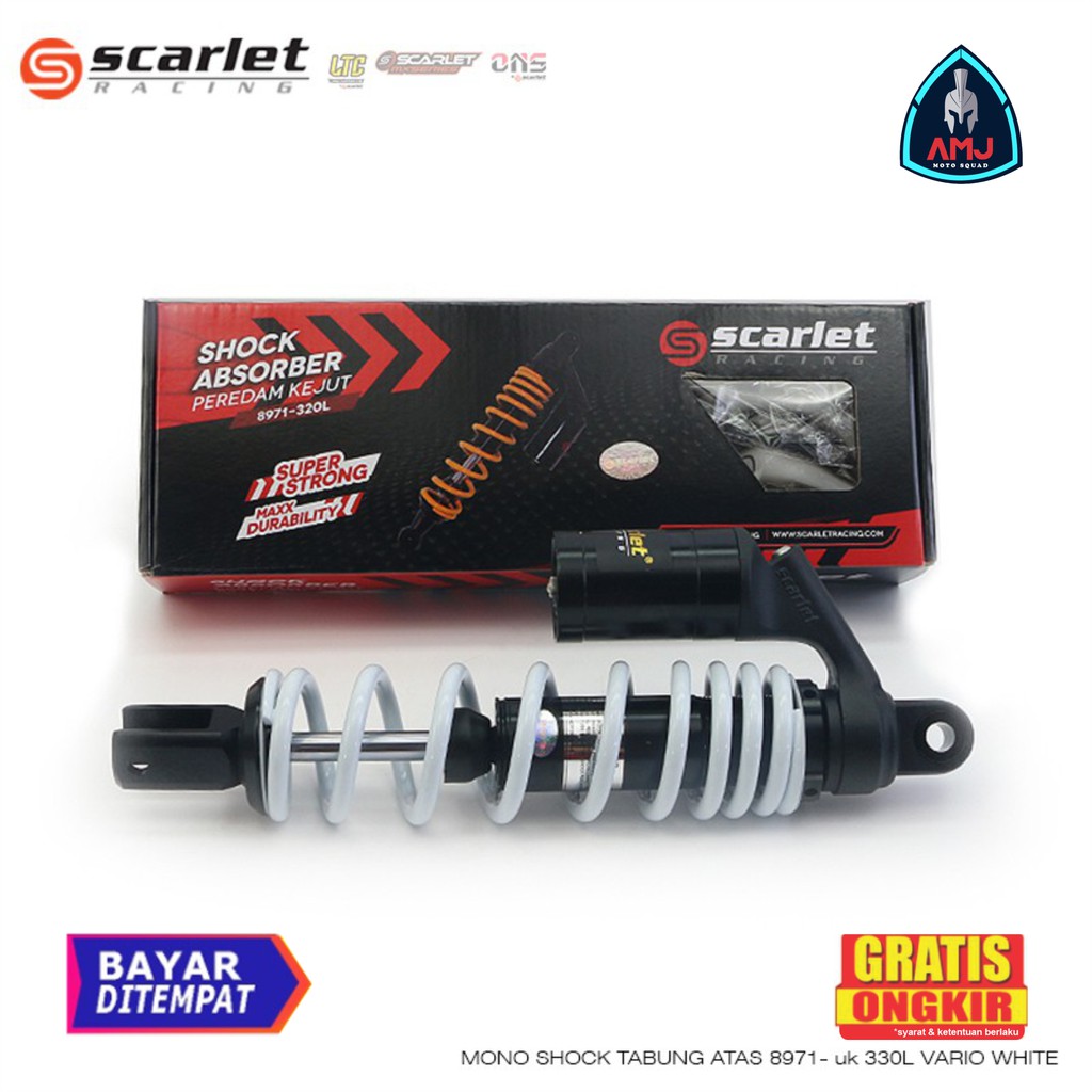 Jual Mono Shock Tabung Atas 8971 Vario White1 shockbreaker tabung matic ...