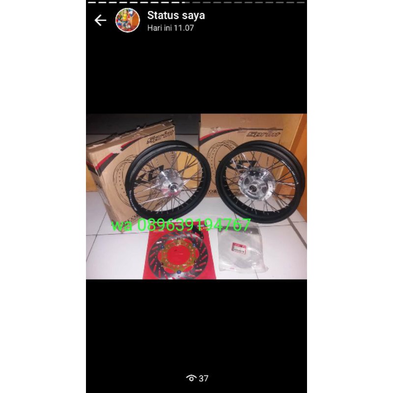 Jual velg jari-jari tapak lebar pnp Honda old CB150R | Shopee Indonesia