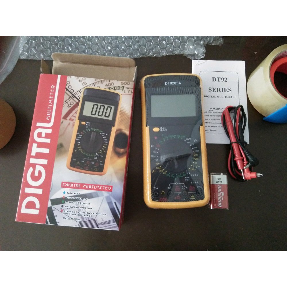 Jual Multimeter digital body Lapis Karet/ tester / AVO meter | Shopee ...