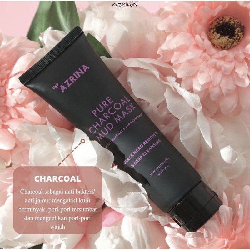 Jual [Share In Jar] Azrina Pure Charcoal Mud Mask Original | Shopee ...