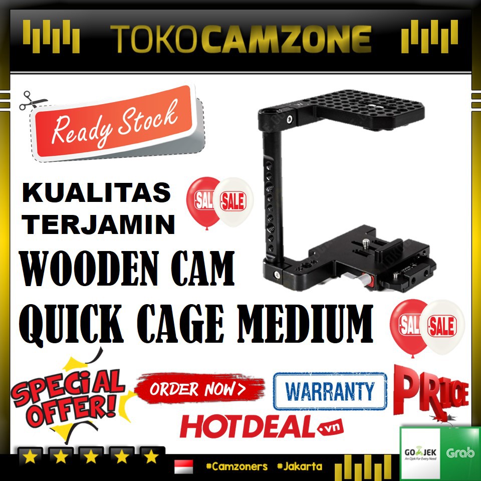 Jual Wooden Camera Quick Cage DSLR MEDIUM | Shopee Indonesia