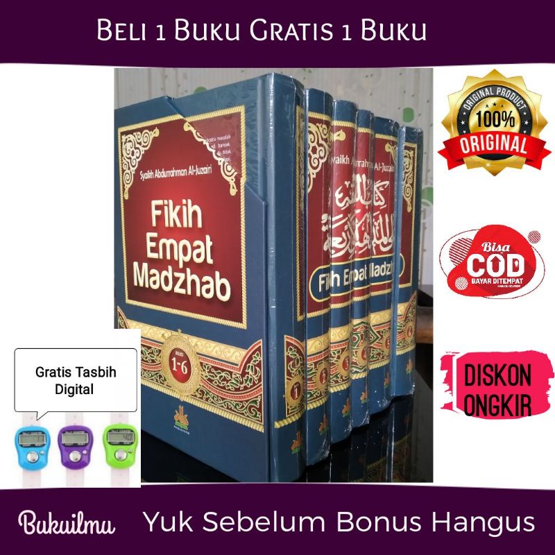 Jual Buku Fikih Buku Fiqih 4 Madzhab 6 Jilid Lengkap Buku Fikih Perbandingan Islam Lengkap Al ...
