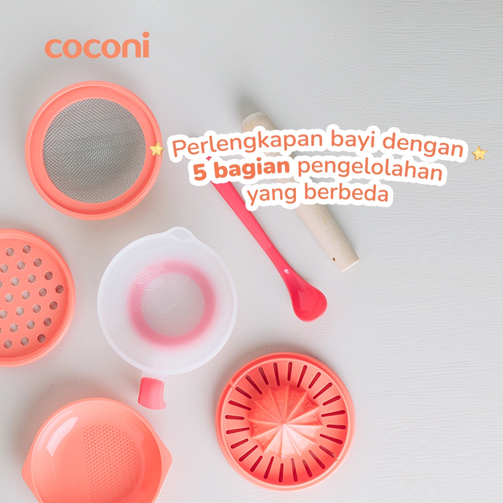 Jual COCONI Baby Food Maker Bowl Set | Alat Pembuat Makanan Bayi MPASI ...