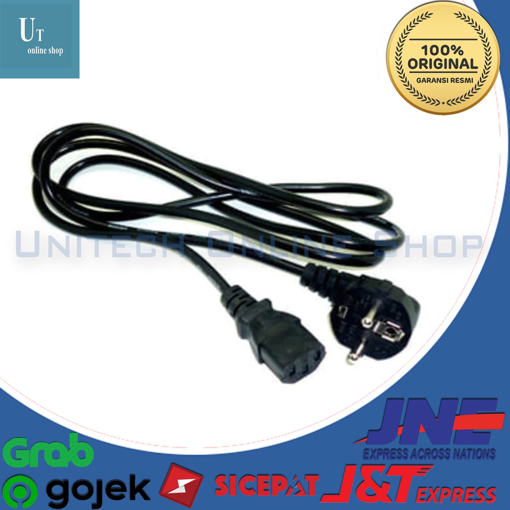 Jual KABEL POWER CPU 3 LUBANG | Shopee Indonesia