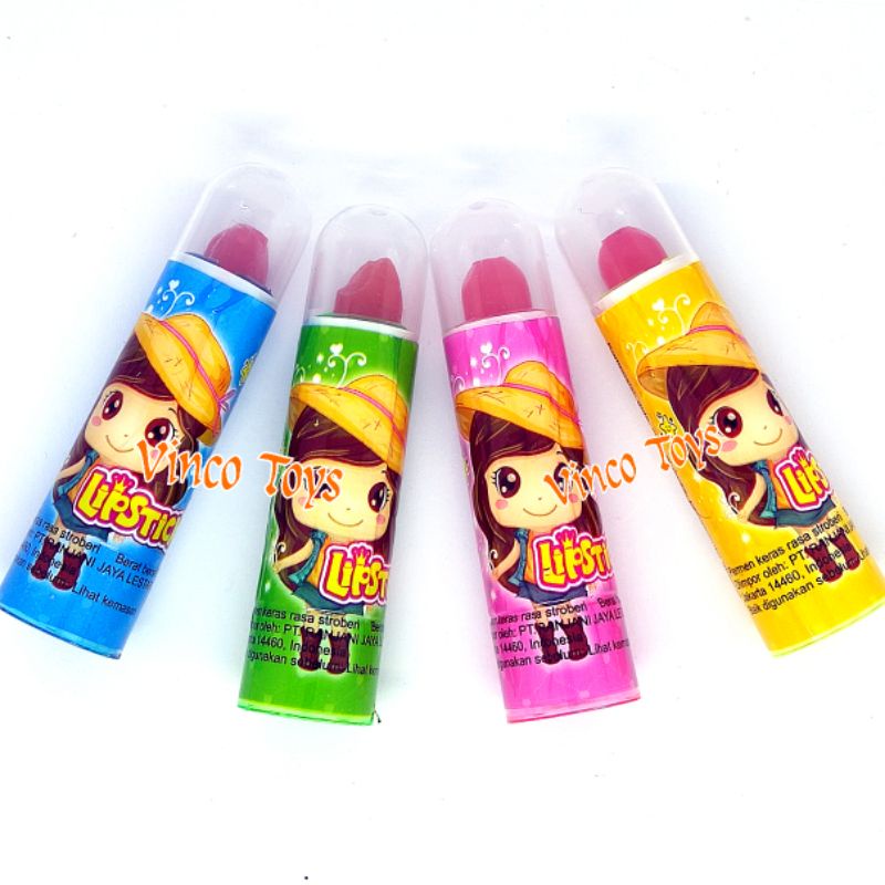 Jual FREE 1 PC TIAP PEMBELIAN 4 PC - Permen Lipstik bentuk jeli bentuk ...