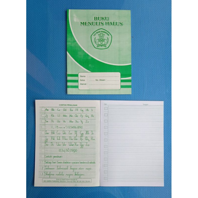 Jual BUKU MENULIS HALUS 6 GARIS, DISERTAI CONTOH MENULIS YANG BAKU ,DAN ...