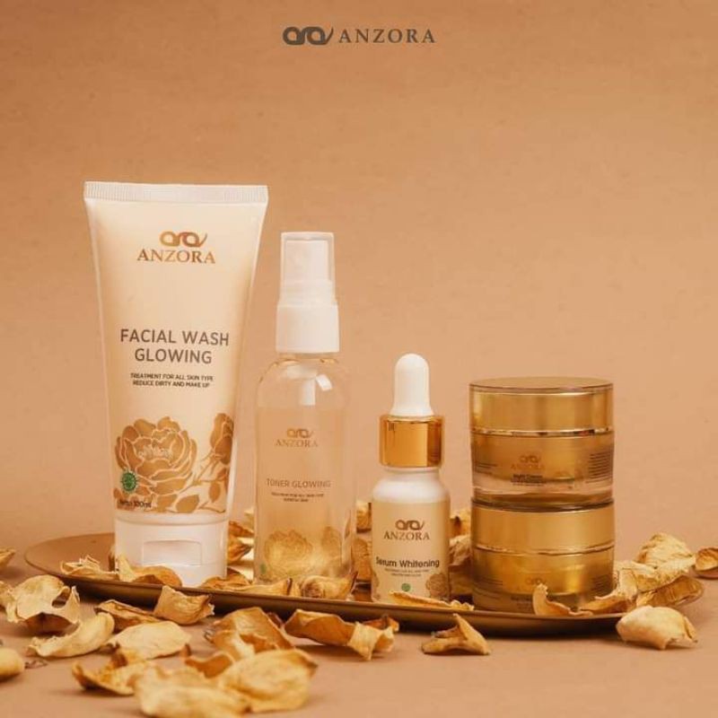 Jual ANZORA SKIN paket GLOW(untuk kulit kusam,flek hitam) | Shopee ...